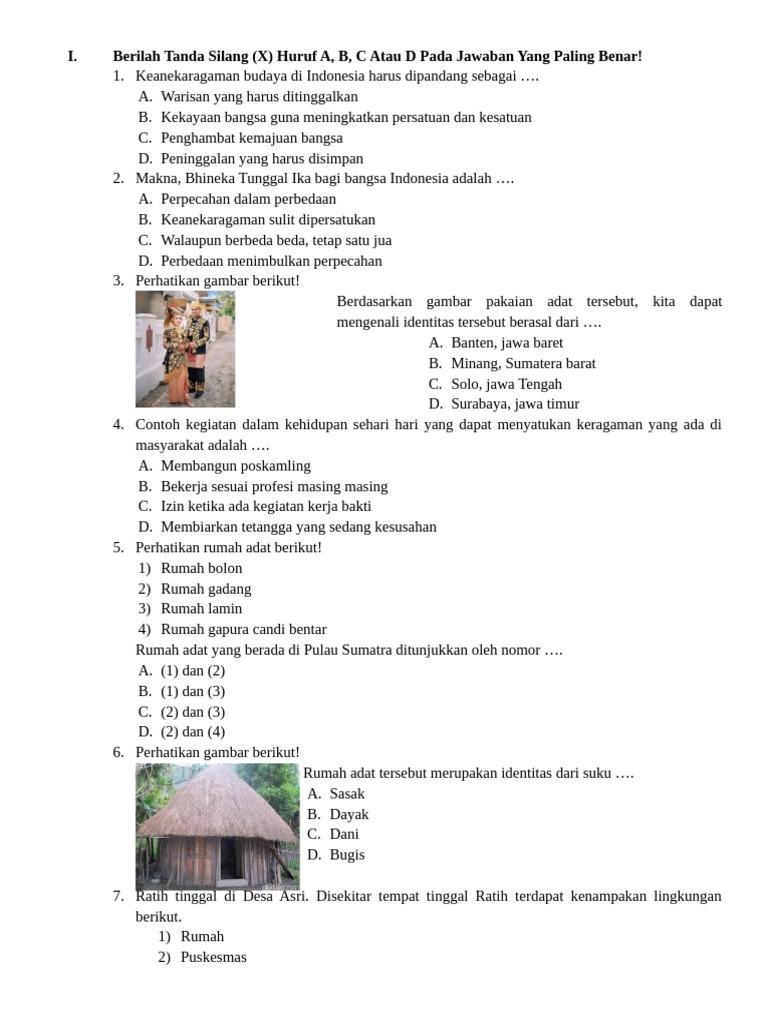 Soal Uh Ipas Bab 3 | PDF