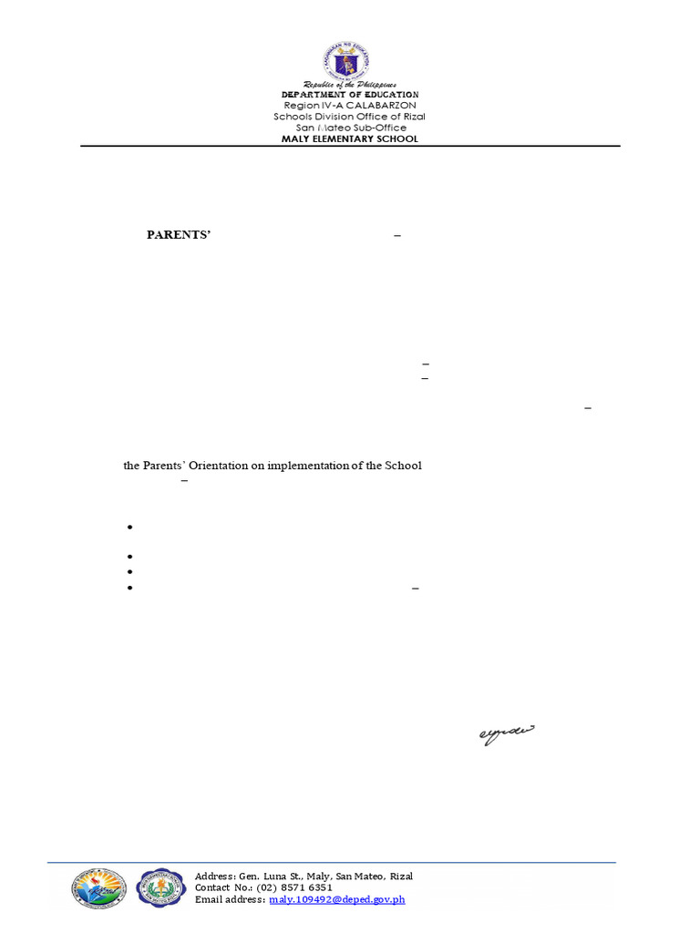 School-Memo SBFP 2024-2025 | PDF