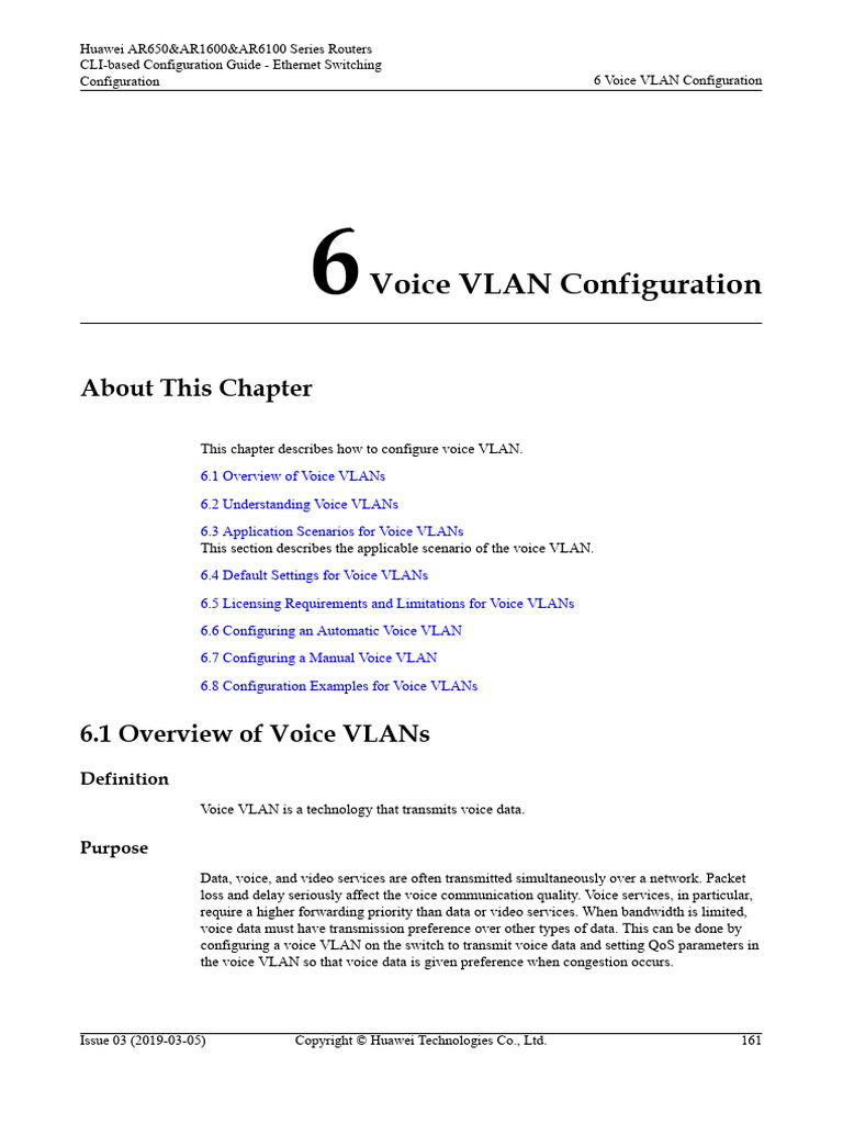 01-06 Voice VLAN Configuration | PDF | Quality Of Service | Computer Network
