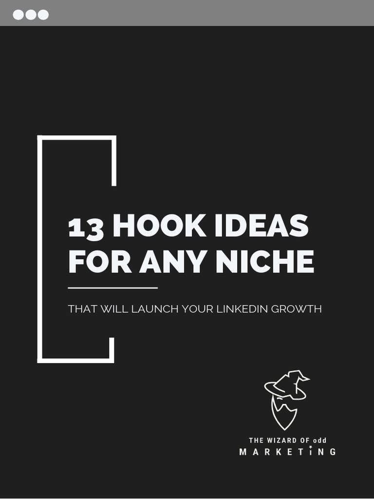 13 Hook Ideas For Any Niche | PDF | Career & Growth