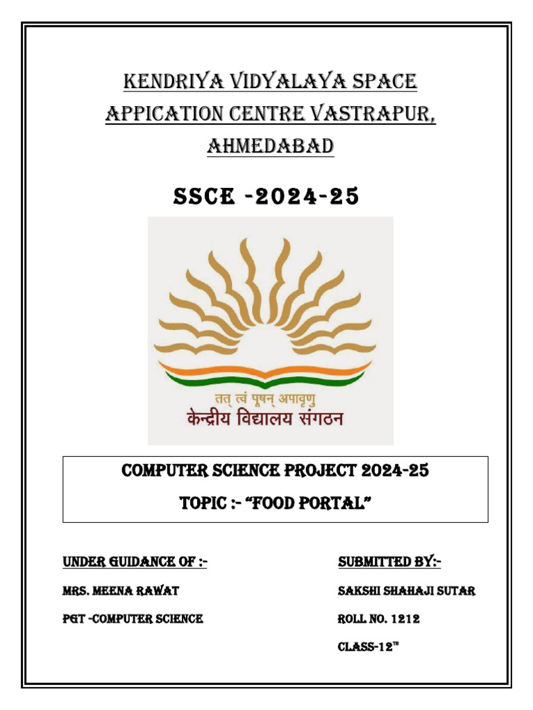 FP CS PJ | PDF | Computers | Technology & Engineering