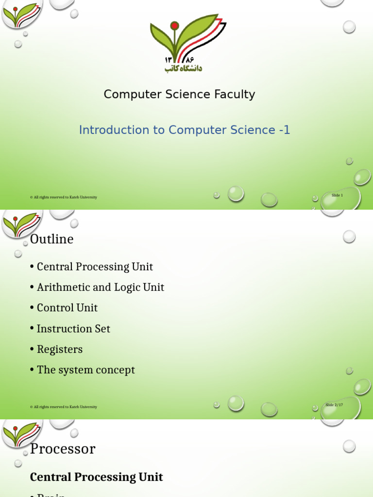 Computer Fundamental | PDF | Central Processing Unit | Computer Engineering