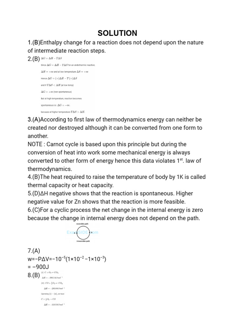 Chem - 12 Sol | PDF