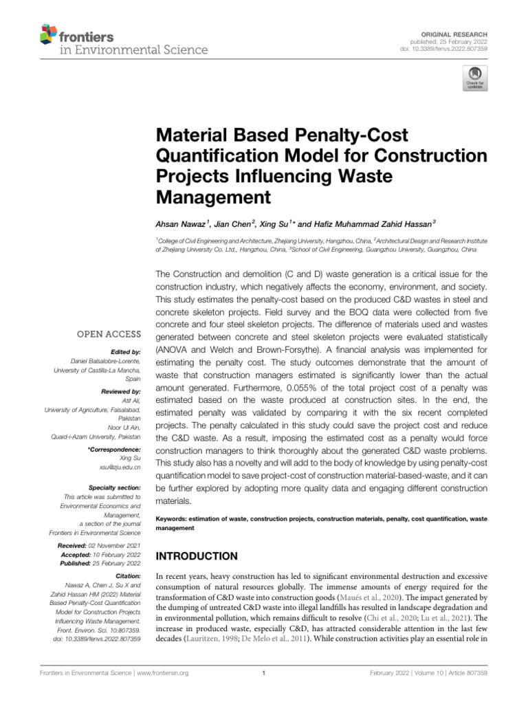 Fenvs 10 807359 | PDF | Waste | Analysis Of Variance