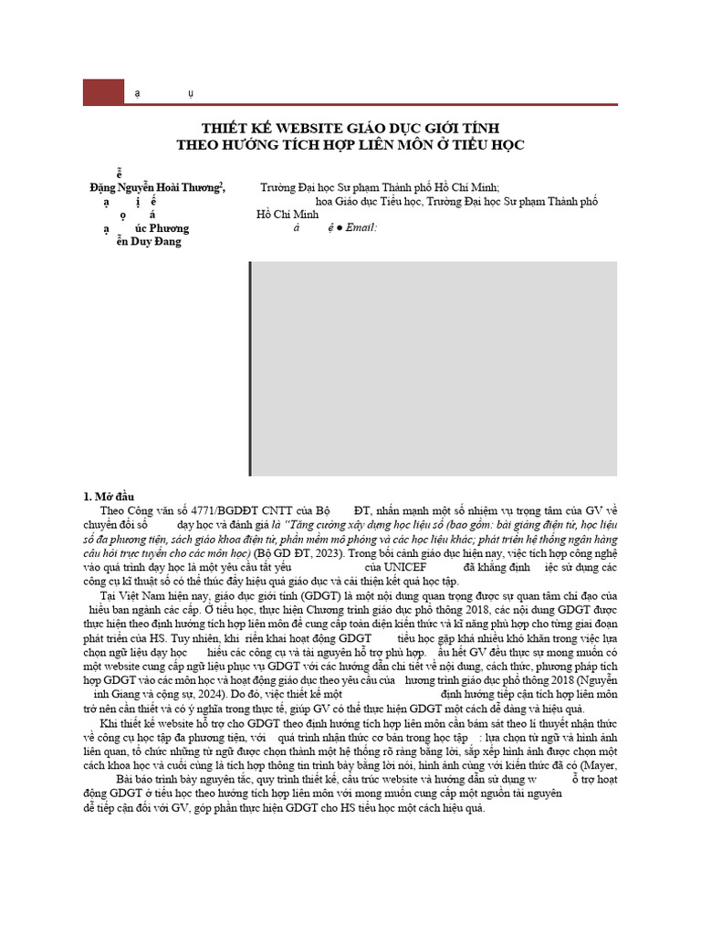 Thit K Website Gio DC Gii TNH Theo HNG TCH HP Lin MN Tiu HC | PDF