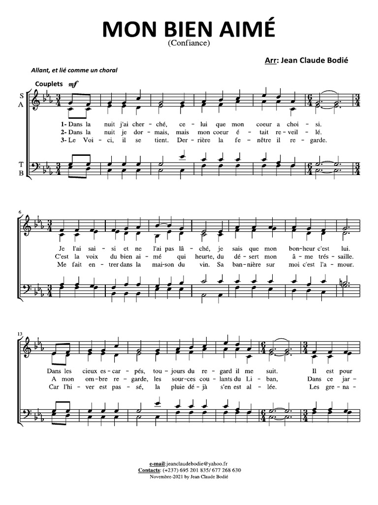 Mon Bien Aimé | PDF