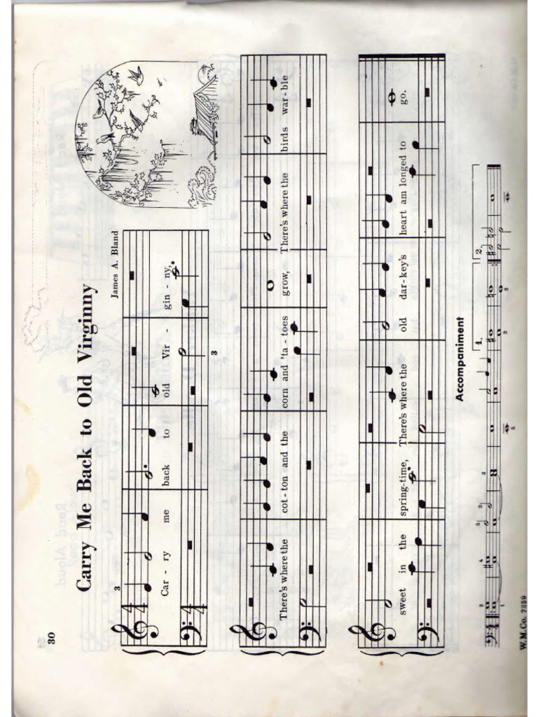 Carry Me Back To Old Virginny | PDF