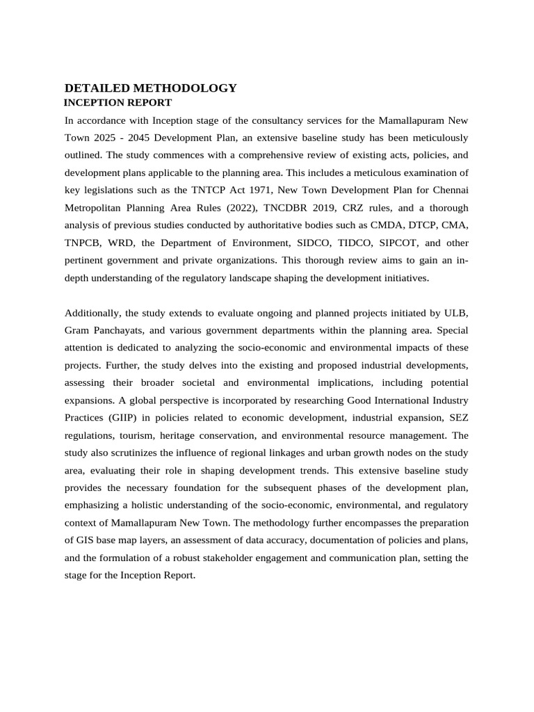 DETAILED METHODOLOGY | PDF | Flood | Transport