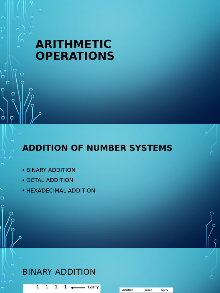 Arithmetic Operations | PDF | Encodings | Notation Arithmetic Operations | PDF | Encodings | Notation