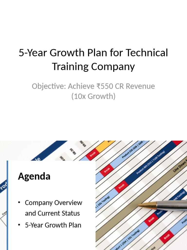 5 Year Growth Plan Presentation | PDF | Computing | Business
