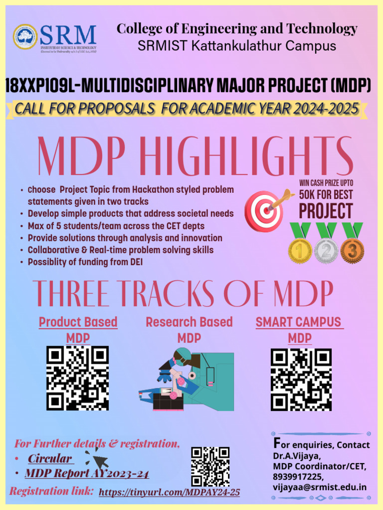 MDP Proposals 24-25 Circular | PDF