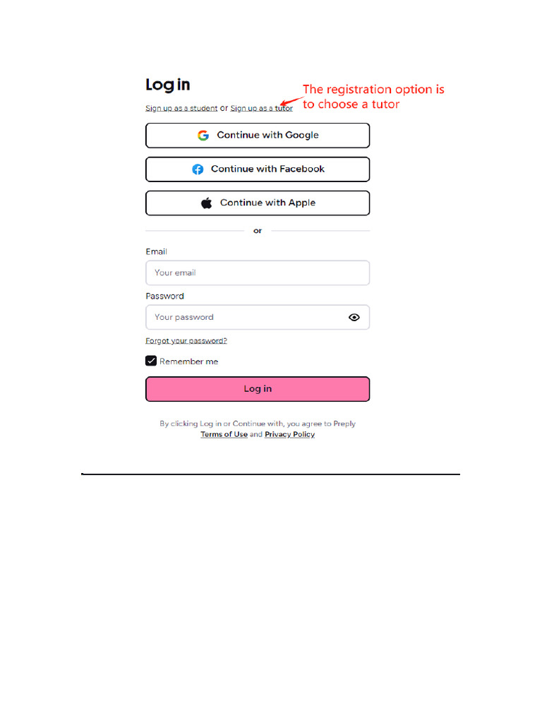 Preply Registration Tutorial | PDF