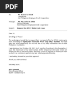 Authorization Letter For Motorcycle Use 2 | PDF
