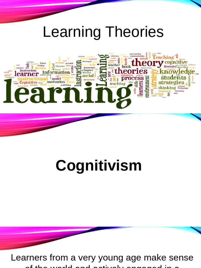 Theories of Cognitivism | PDF | Learning | Memory