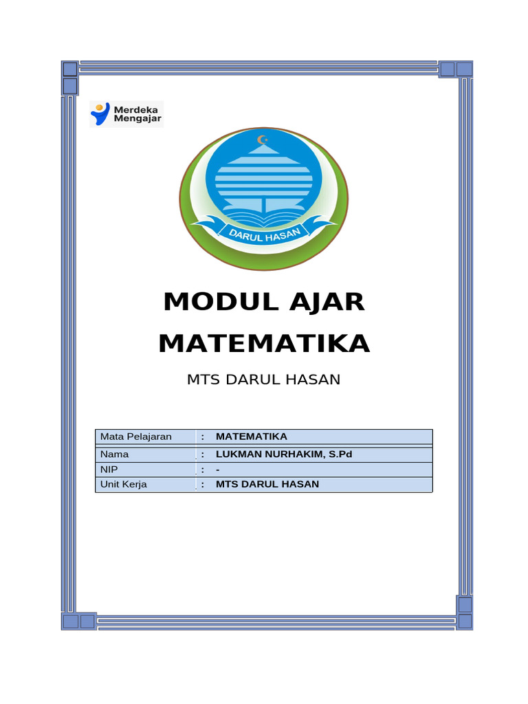 Cover Modul Ajar | PDF
