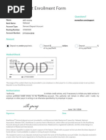 SoFi Direct Deposit Enrollment Form | PDF | Personal Finance | Banking