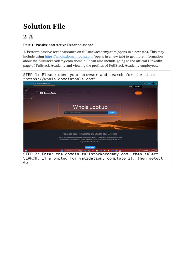 2.2 Passive and Active Reconnaissance, Vulnerabilities | PDF | Vulnerability (Computing ...