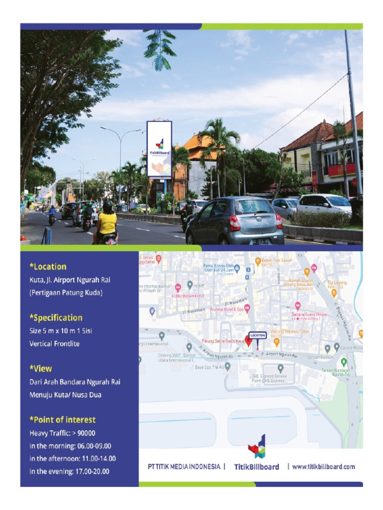 Ilustrasi Lokasi Billboard Area Bali | PDF