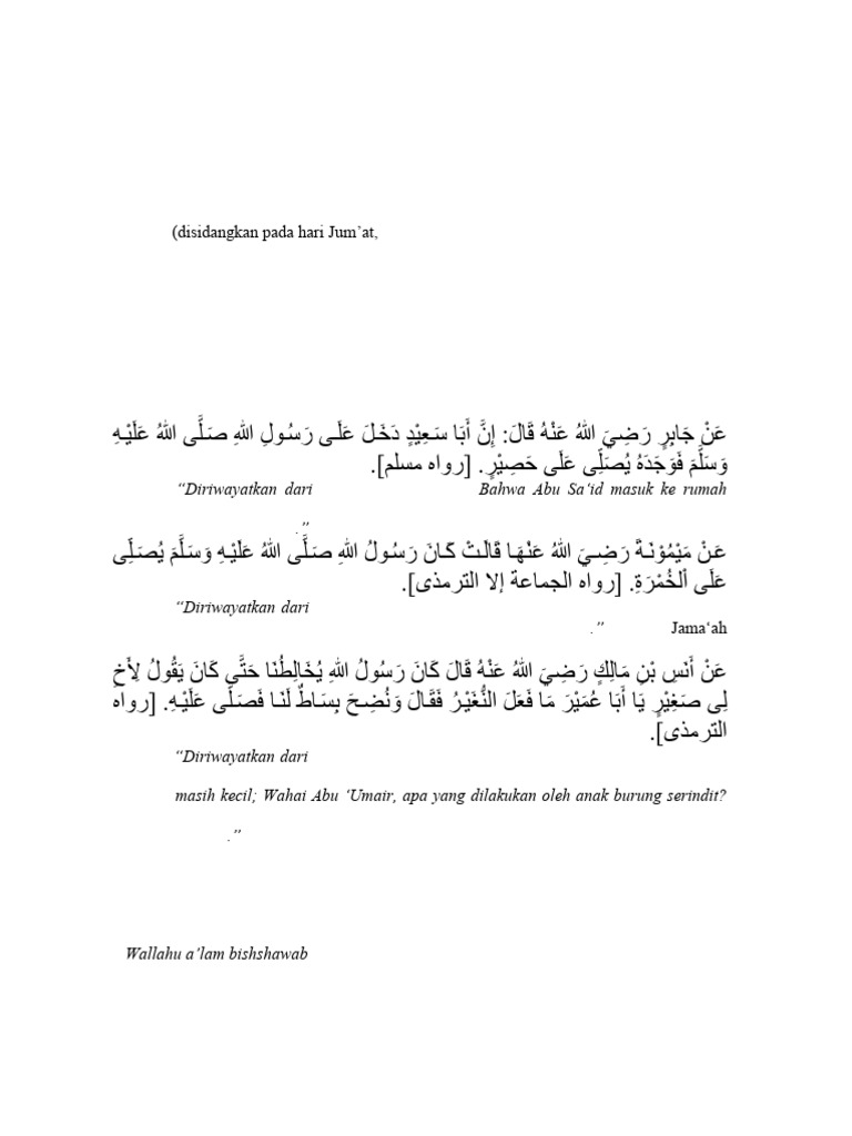 Fatwa Muhammadiyah 06 - Pemakaian Sajadah Di Masjid | PDF