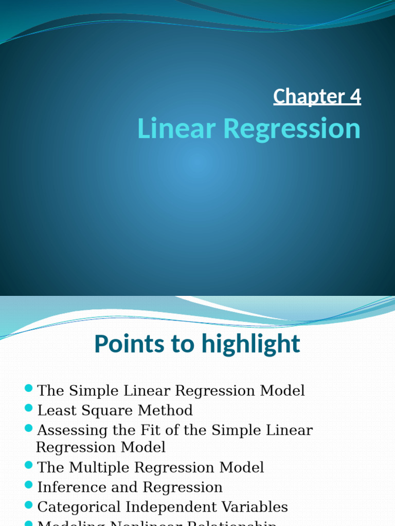 Understanding Linear Regression Models | PDF | Linear Regression ...