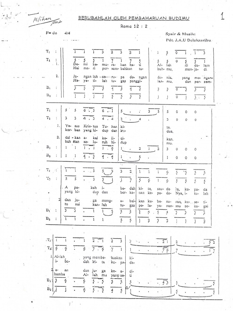 Berubahlah Oleh Pembaharuan Budimu | PDF