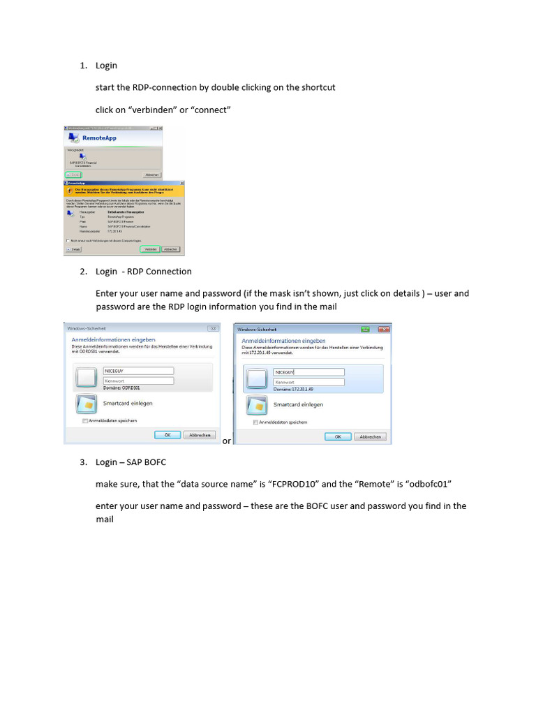 Short Manual Working With BOFC (FC) 2017 | PDF | Software | Computing
