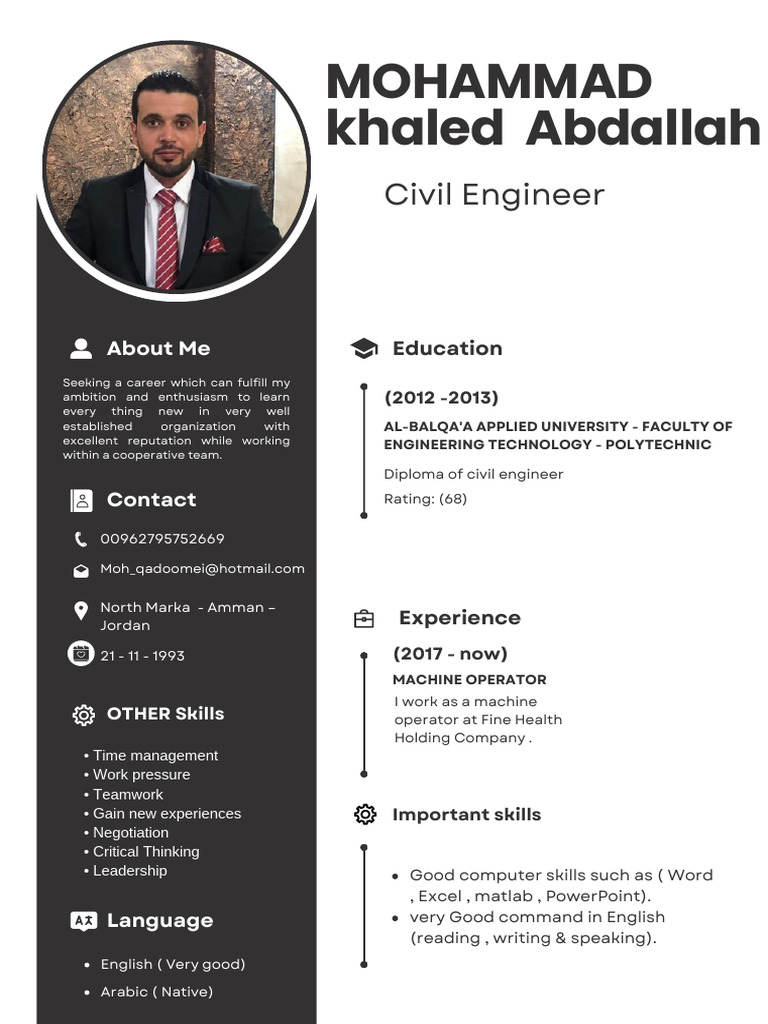 Mohammed Khaled (CV) | PDF