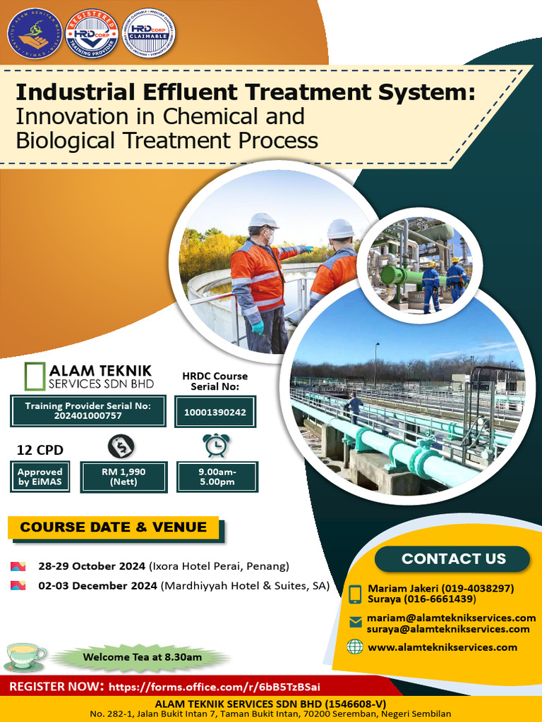 CPD Course (Alam Teknik) - IETS Innovation in Chemical and Biological ...
