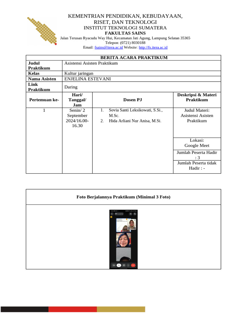 Format BAP 2024 | PDF