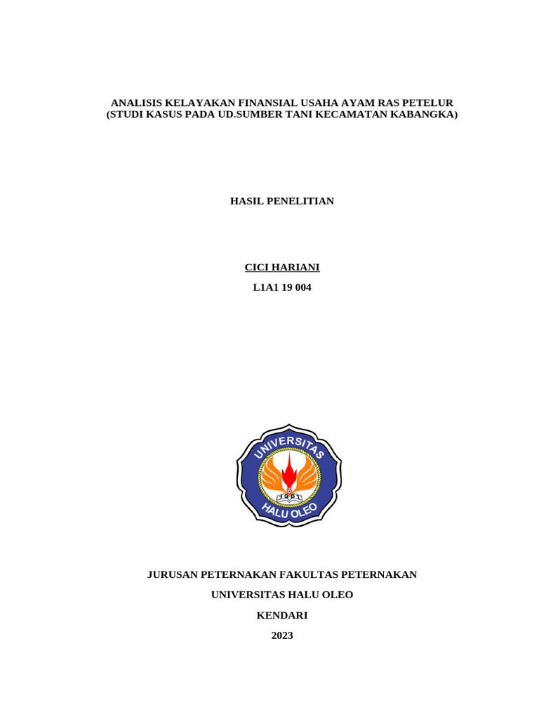 Hasil Penelitian Cici - 29-10-2023-Rev. 1 | PDF