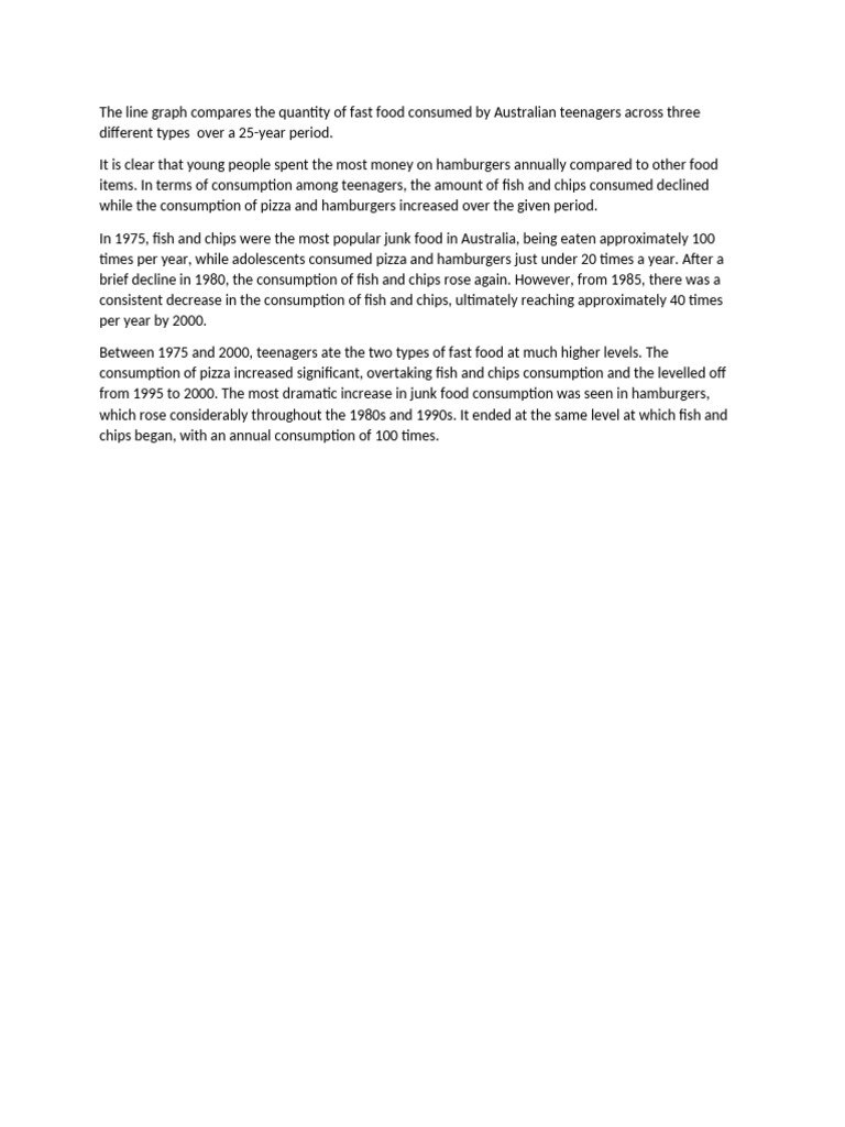 Writing Task 1 | PDF | Wellness