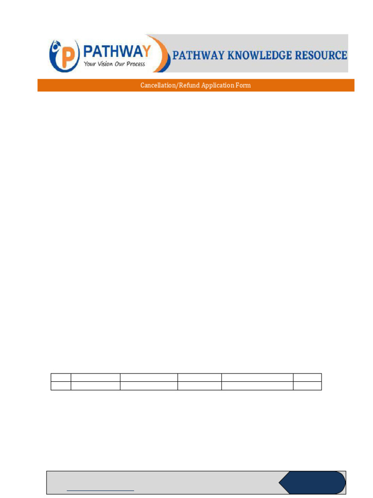 Student Refund Request Form | PDF