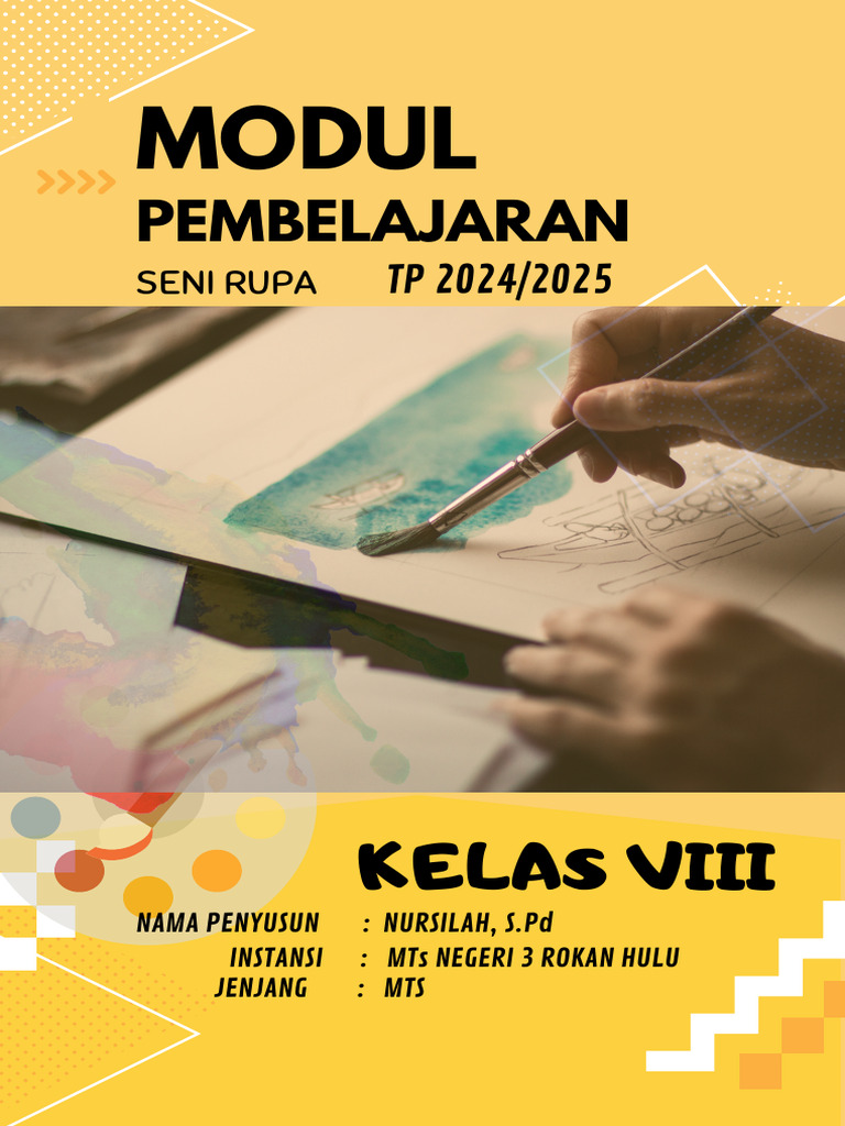 Modul Seni Rupa Kelas 8 - 20240719 - 230352 - 0000 | PDF | Seni