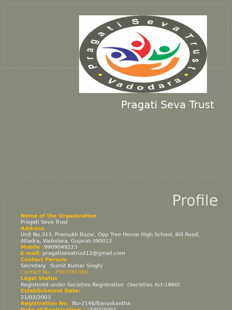 Pragati Seva Trust | PDF | Adolescence | Substance Abuse