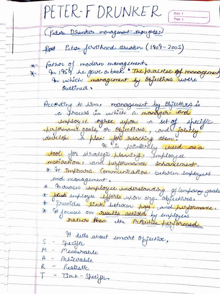 Evolution of Management Thoughts | PDF