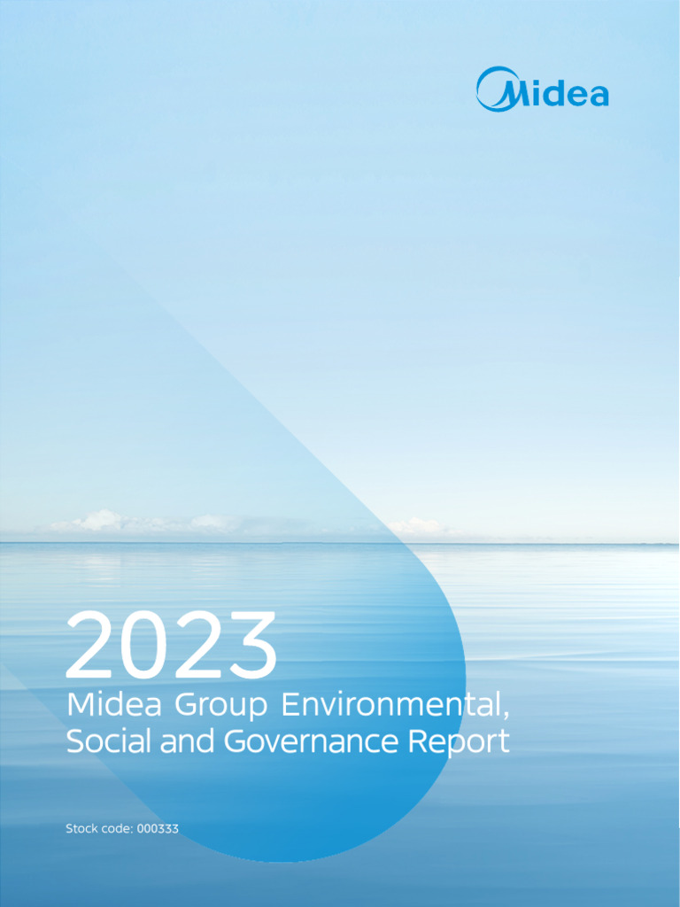 2023 Midea Group Environmental Social and Governance Report April 2024 ...