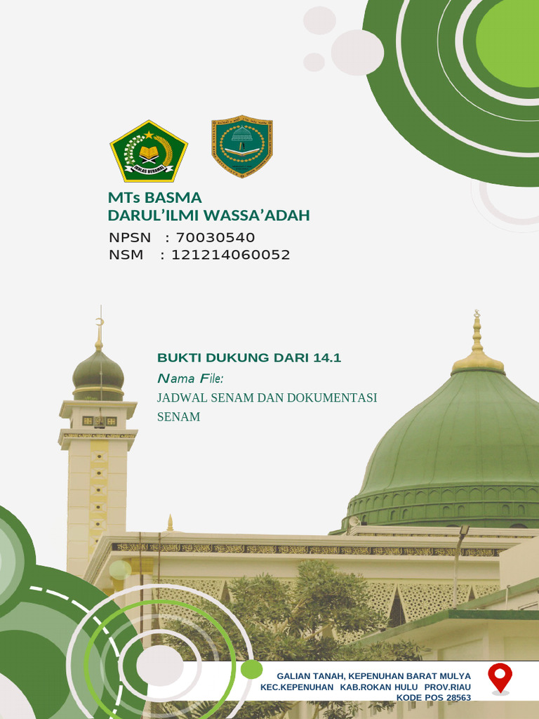 JADWAL SENAM MTs BASMA (PUTRA DAN PUTRI) | PDF