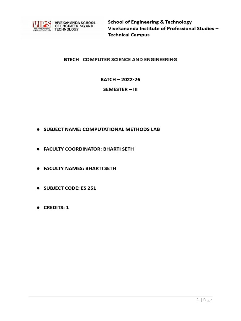 CM_HANDOUT_LAB | PDF | Numerical Analysis | Equations CM_HANDOUT_LAB | PDF | Numerical Analysis | Equations