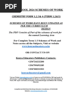 Chemistry Second Term FWC Scheme Collection (2017-2024) | PDF