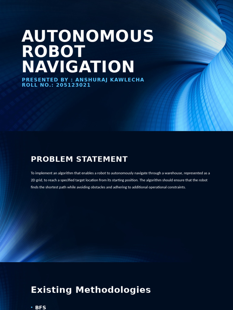 Autonomous Robot Navigation System Using A Search | PDF | Teaching Methods & Materials | Science ...