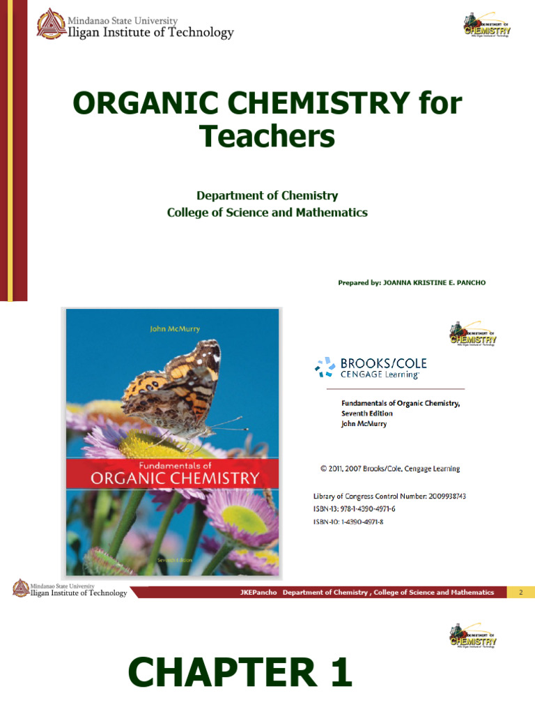 1 - Chapter 1 Structure and Bonding | PDF | Chemical Bond | Chemical ...