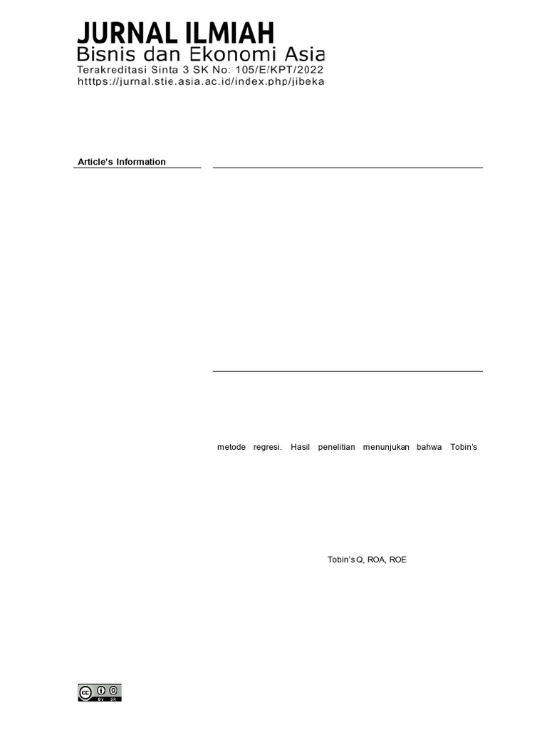 Asraf, 112-120 THE EFFECTS OF ENVIRONMENTAL, SOCIAL, AND GOVERNANCE (ESG) ON CORPORATE ...