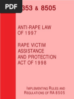 Ra 8353 PDF | PDF | Rape | President Of The Philippines