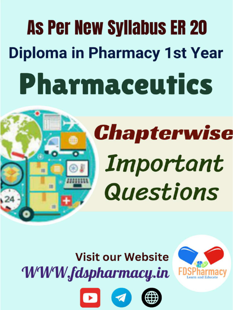 Pharmaceutics Important Questions | PDF | Mill (Grinding) | Sugar Substitute