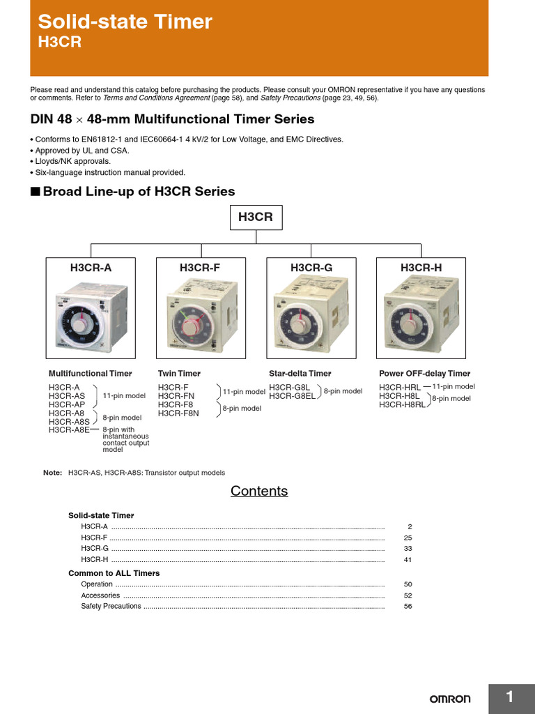 L03e h3cr Solid-State Timer Datasheet en | PDF | Power Supply | Bipolar ...