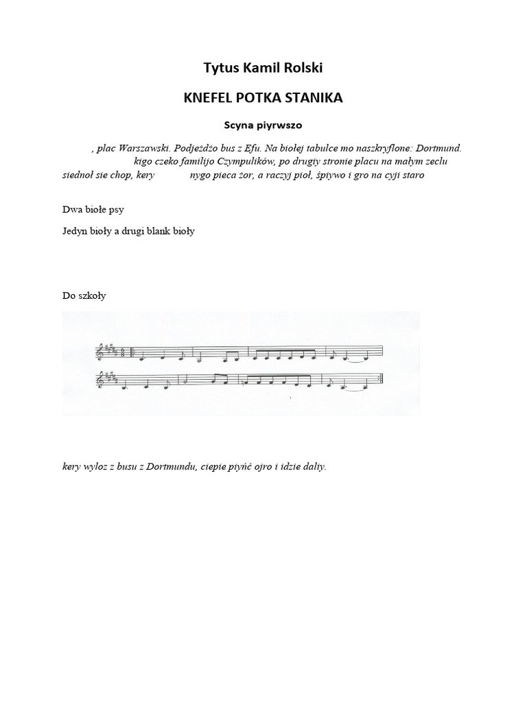 Knefel Potka Stanika | PDF