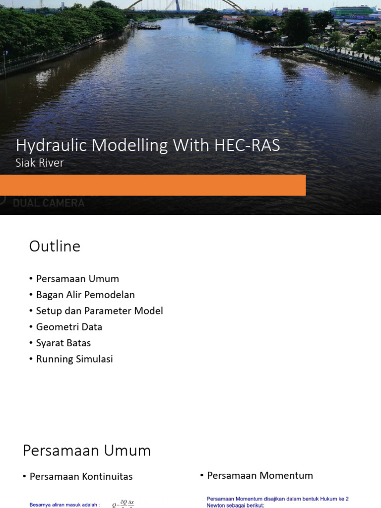 Hydraulic Model - Siak River 2023 | PDF | Tide | Hydrography