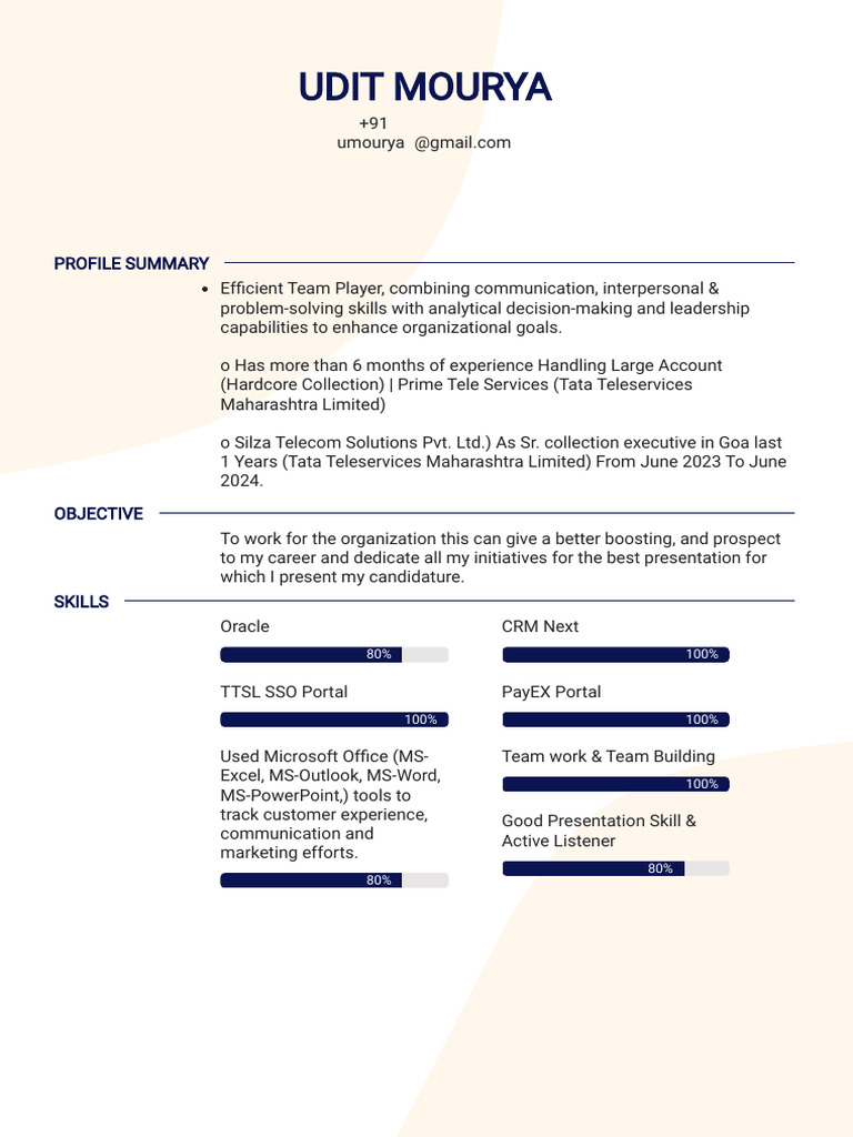 Udit Mourya CV | PDF