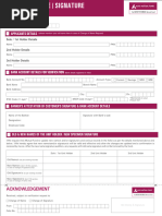 Signature Verification Form | PDF | Signature | Applications Of ...