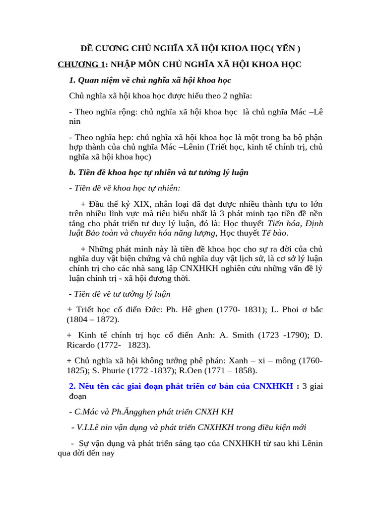 -c Ng-khoa-h C-x -h I-y n.docx; Filename= Utf-8''Đề-cương-khoa-học-xã-hội-yến | PDF
